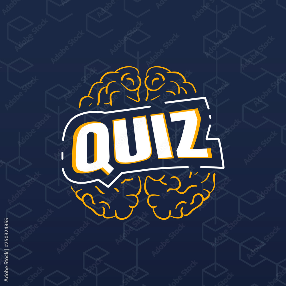 quiz icon / logo Stock Vector | Adobe Stock