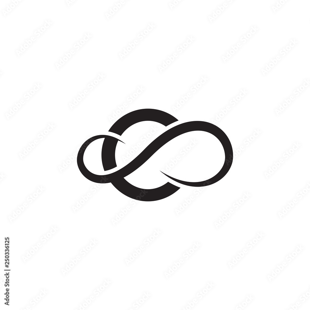 infinity letter c logo vector Stock Vector | Adobe Stock
