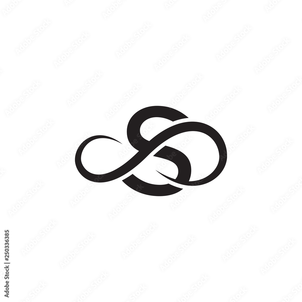 infinity letter s logo vector Stock Vector | Adobe Stock