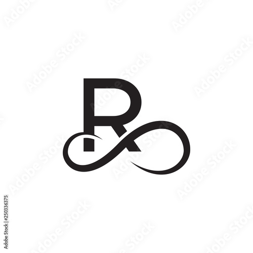 infinity letter r logo vector Stock Vector | Adobe Stock