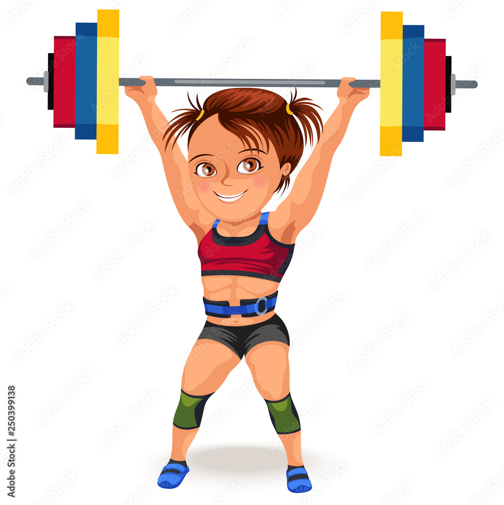 Strong Girls Clipart