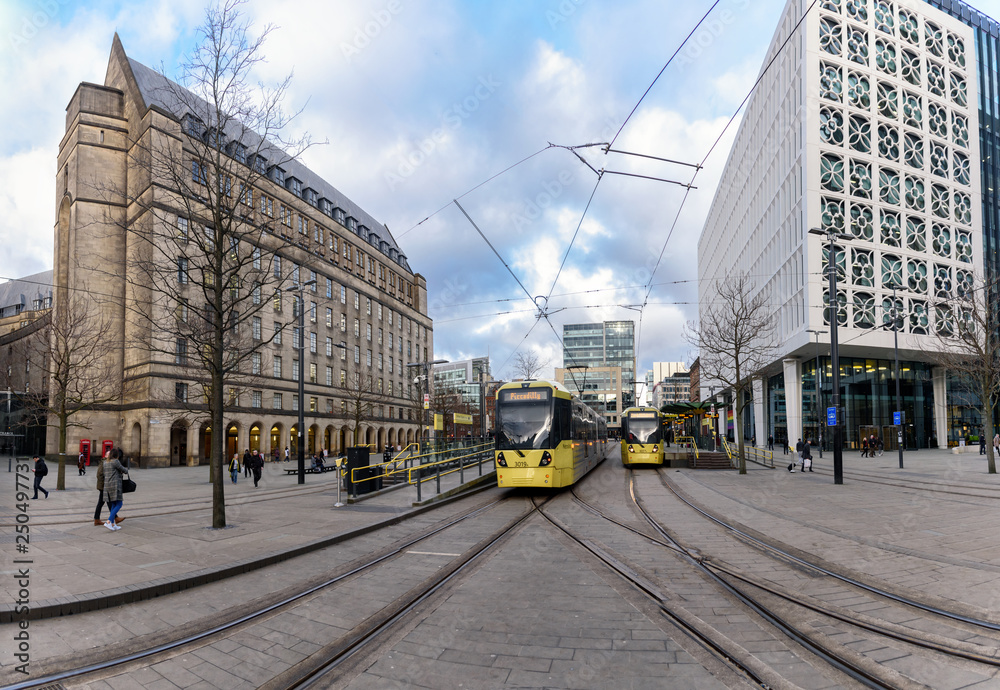 Manchester's Metrolink tram system has been developed to encourage ...