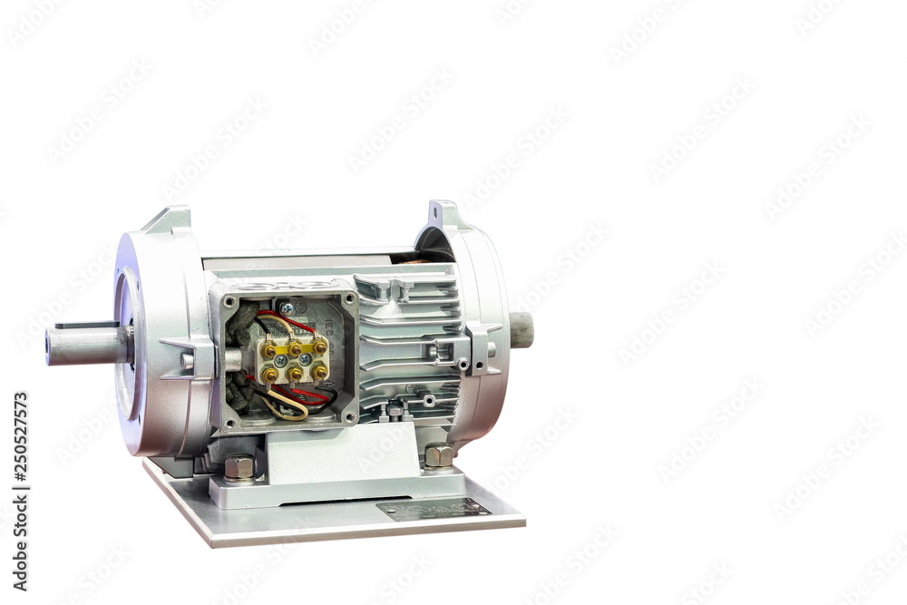 Cross section detail inside modern of high technology electric motor ...