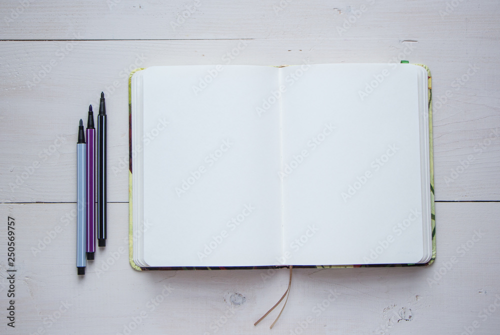 Blank album sheet for your text, copy past and mock up for your ...