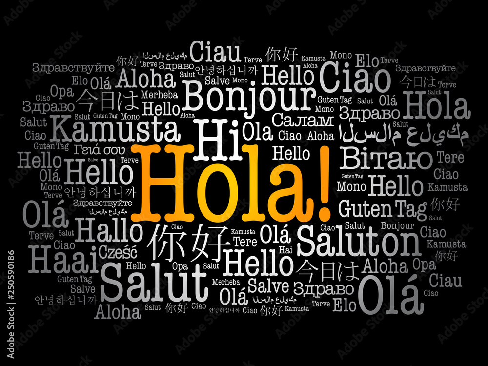 Spanish Words Hola
