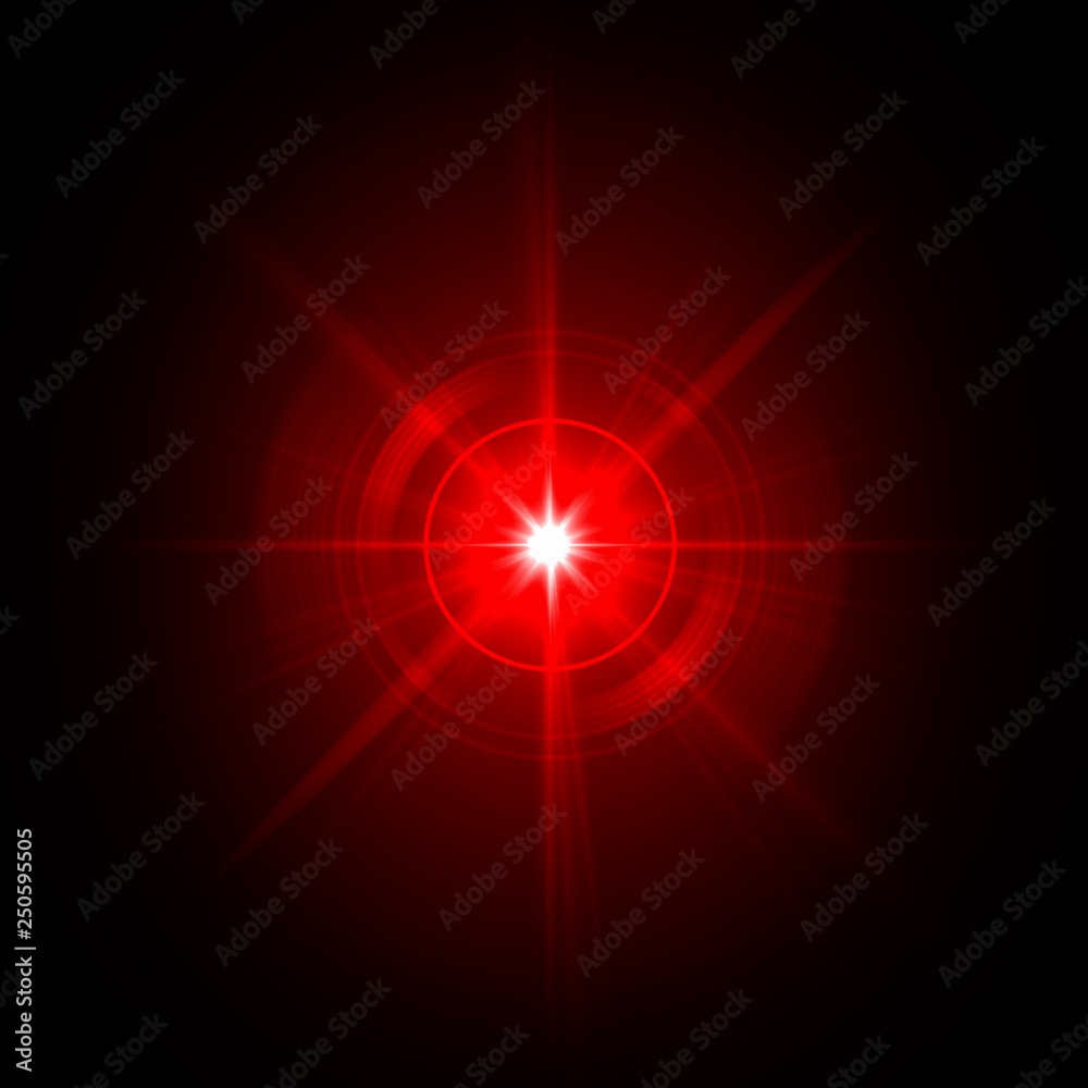Red Optical Flare Png