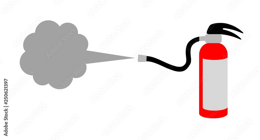 消火器噴射 Stock Illustration | Adobe Stock