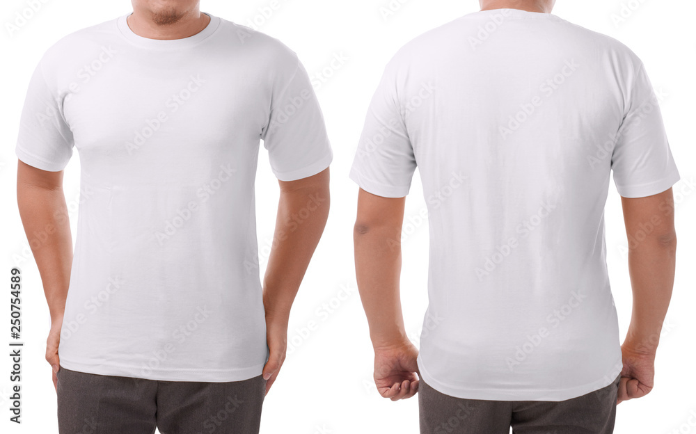 White Shirt Design Template Stock Photo | Adobe Stock