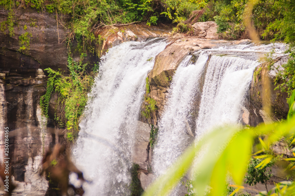 Huai Luang Waterfall, also known as Namtok Huai Luang or Namtok Bak Teo ...