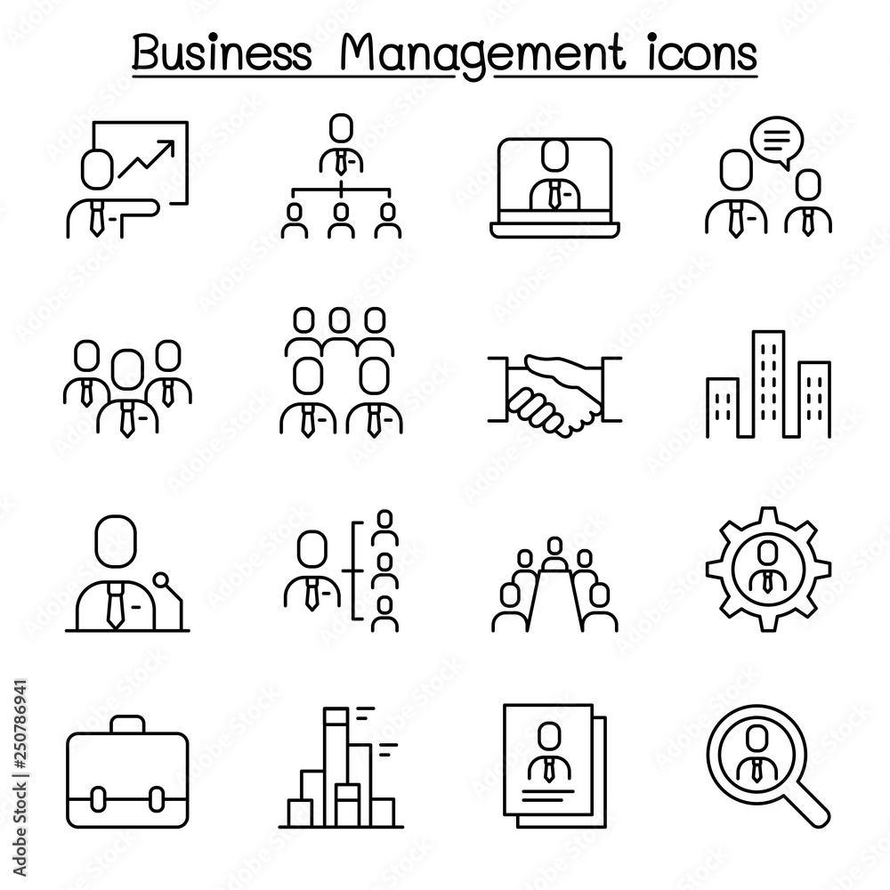 Business Management And Administration Logo