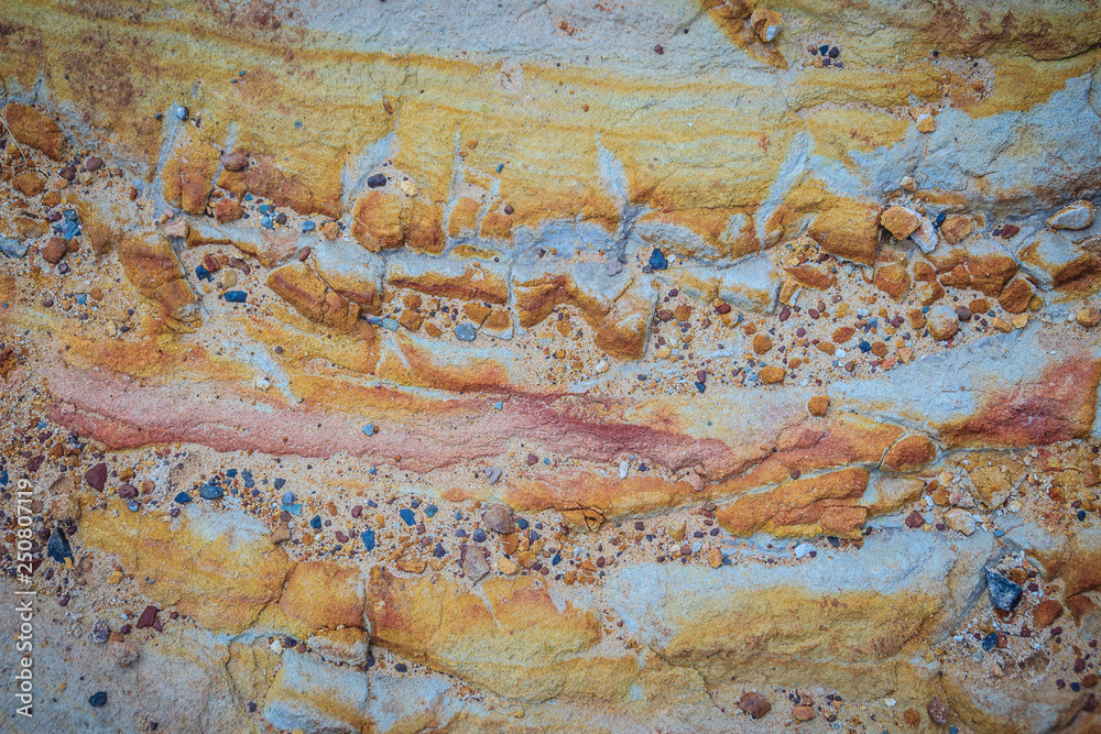 Red shale rock texture background. Shale is a fine-grained, clastic ...
