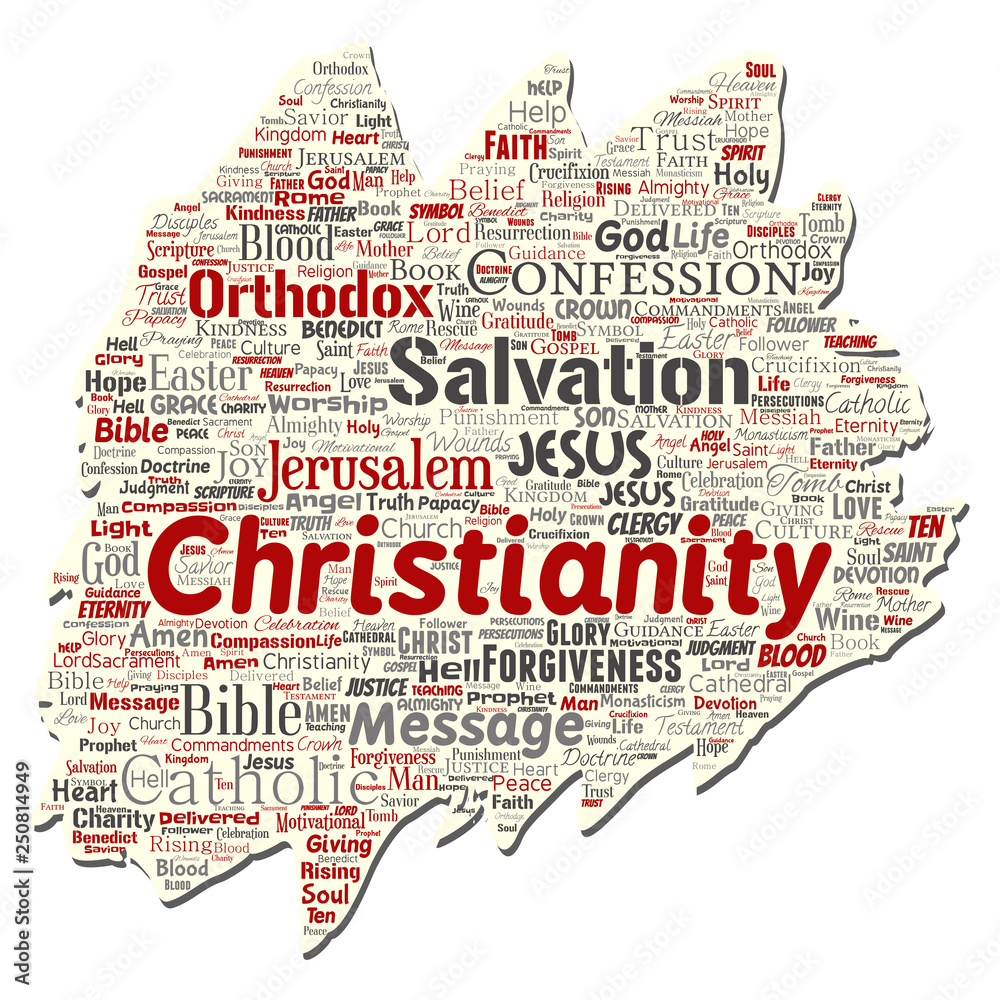 Vector conceptual christianity, jesus, bible, testament old torn paper ...