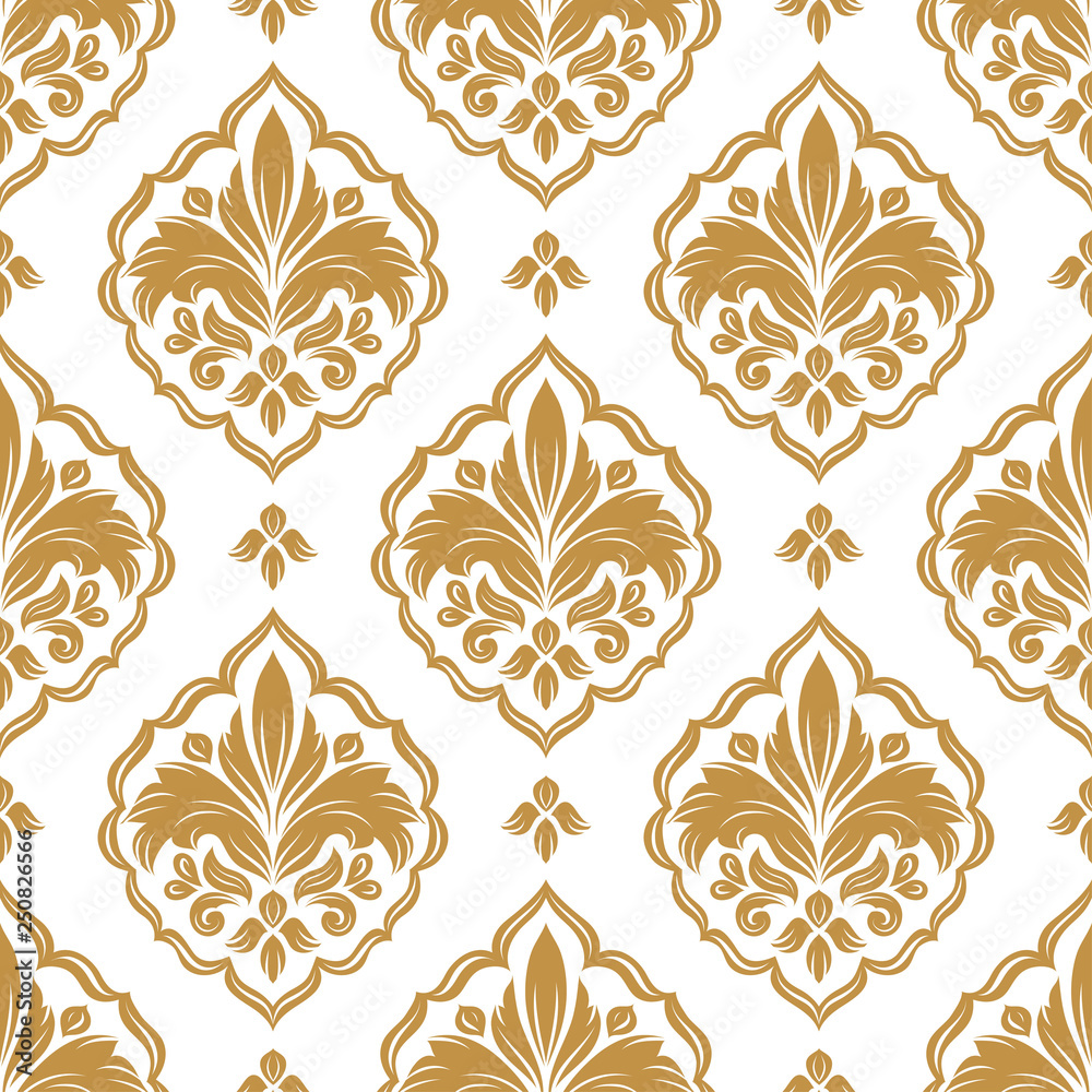 Indian Wallpaper Pattern Gold