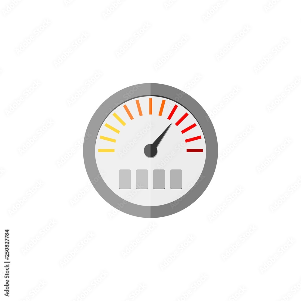 Pressure gauge icon, Manometer icon, Pressure meter Stock Illustration ...