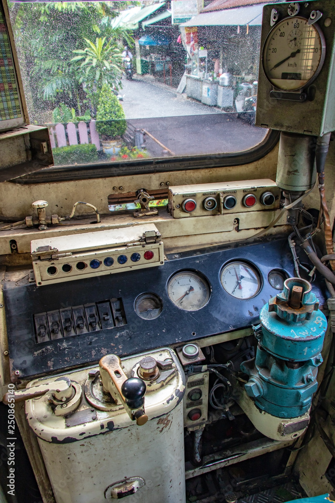 Indian Railway Engine Interior