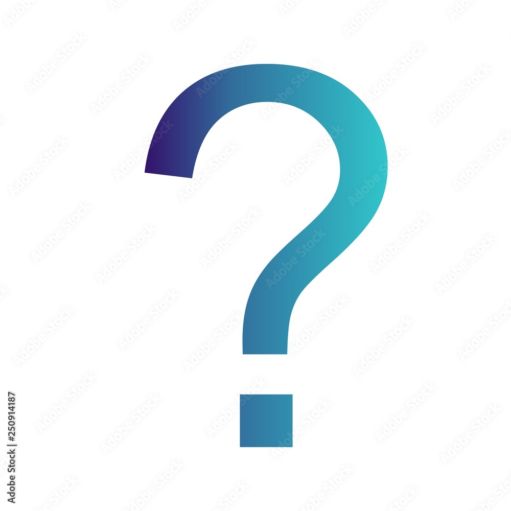 Vector Question Mark Icon Stock Vector | Adobe Stock