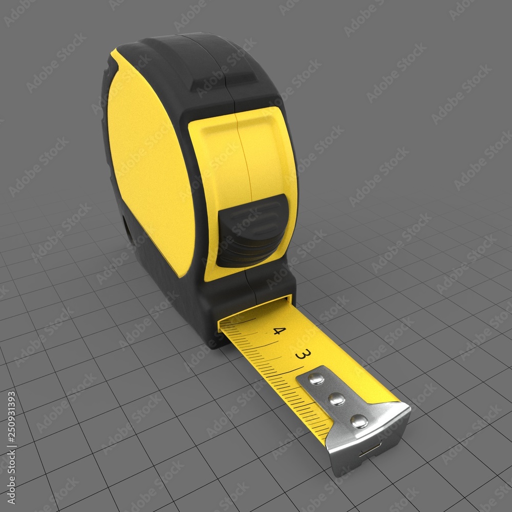 Measuring tape Stock 3D asset | Adobe Stock