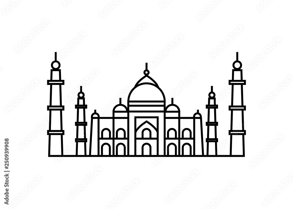 Black Taj Mahal And White Taj Mahal