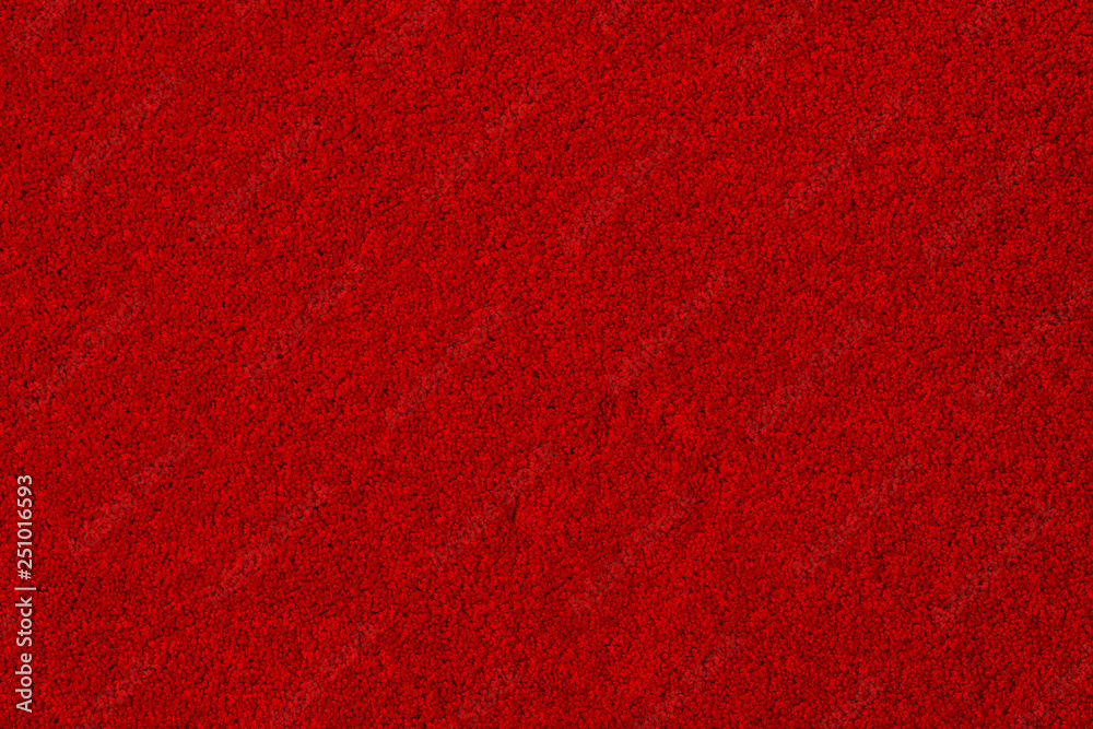 Soft bright red carpet as background, top view Stock Photo | Adobe Stock