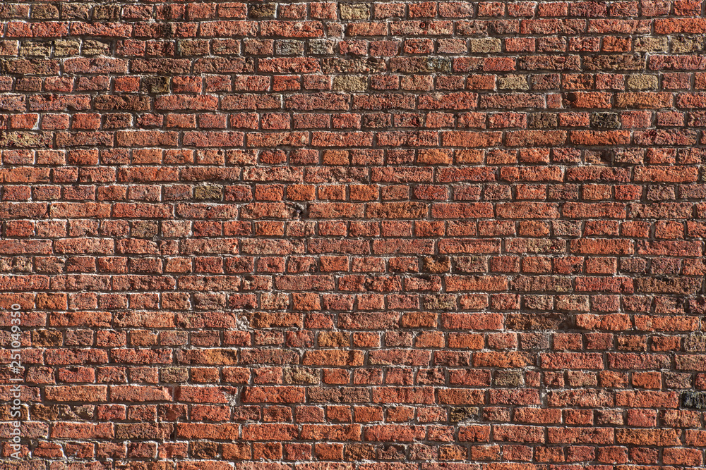 Rustic Red Brick Wall