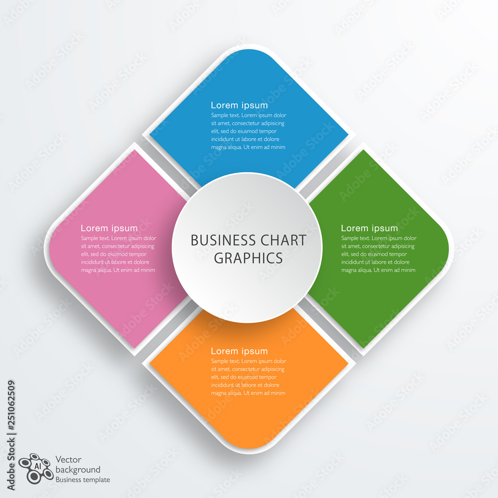 Business Chart Design, Vector Graphics Stock Vector | Adobe Stock