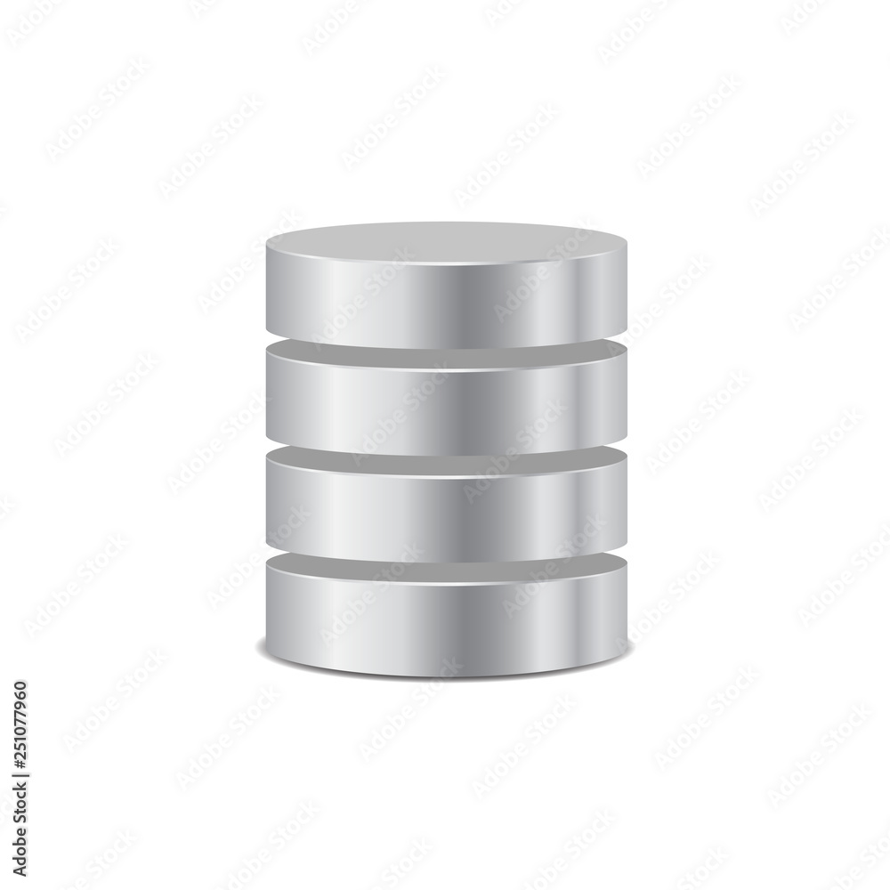Big database, data storage technology – for stock vector Stock Vector ...