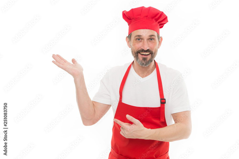 Cooking as professional occupation. Uniform for cooking. Chef in ...