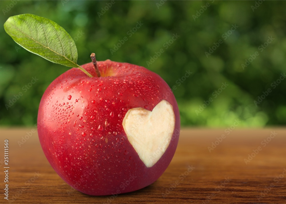 Heart Shaped Apple