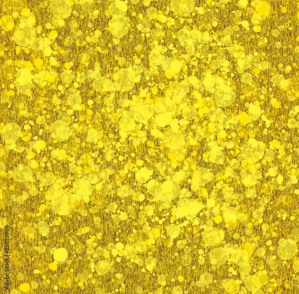 black and gold splatter background for design Stock Illustration ...