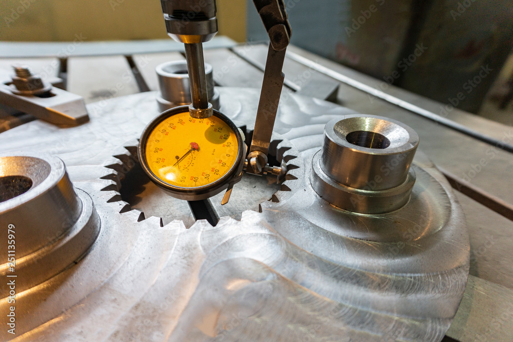 Indicator lever type in mechanical engineering for accurate alignment ...