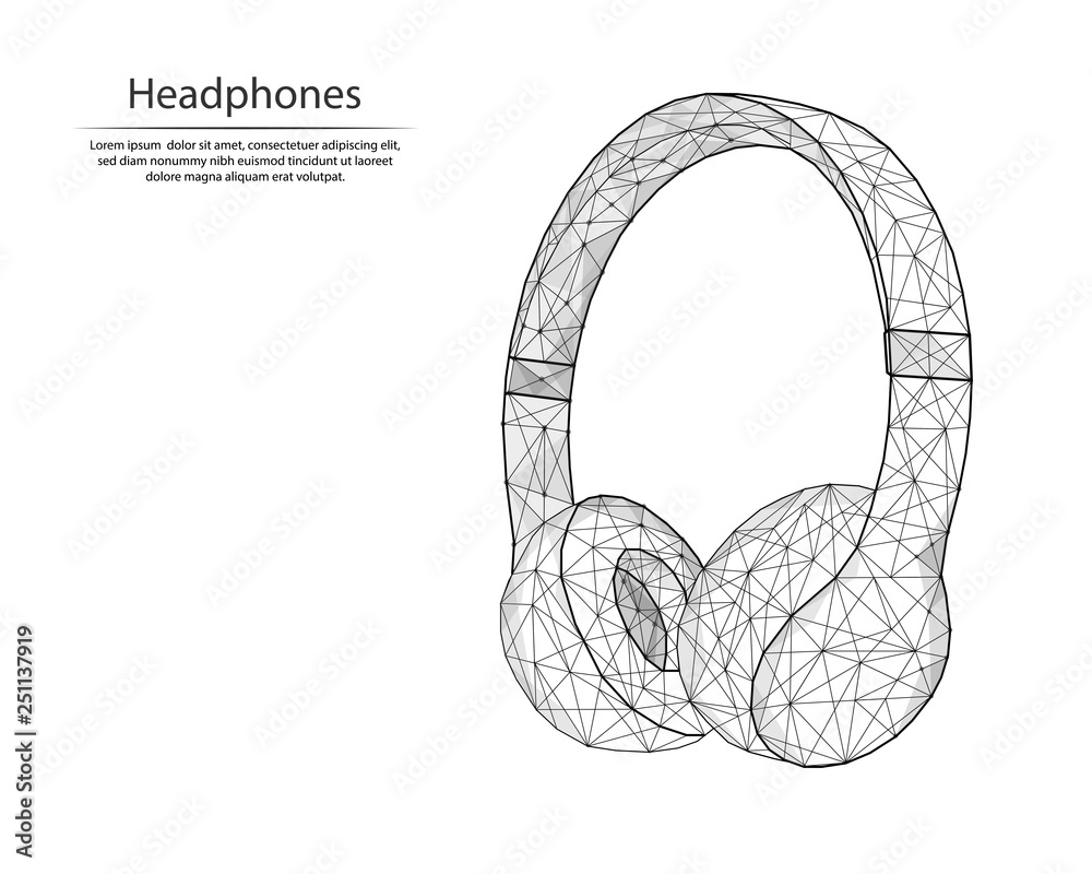 Abstract Headphones