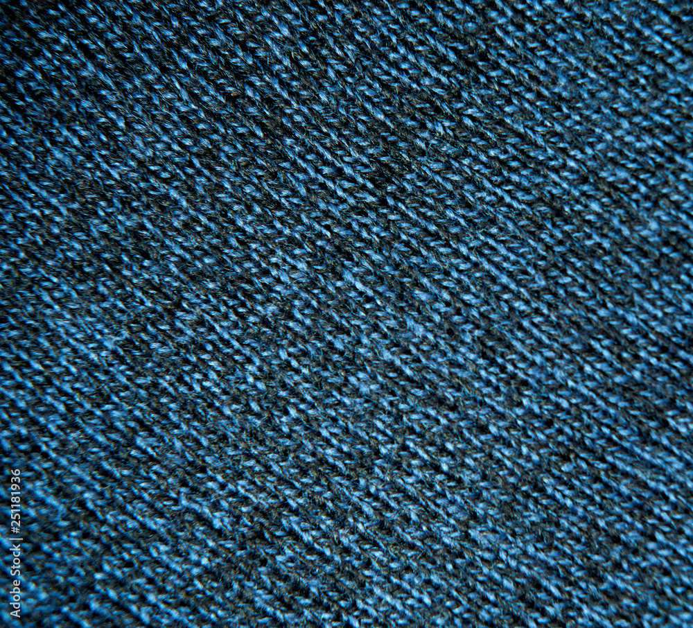 Blue knit texture for a uniform background Stock Photo | Adobe Stock