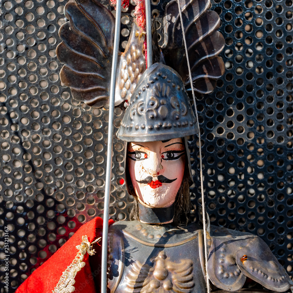 Portrait of a famous character of the puppets. Created by a master ...