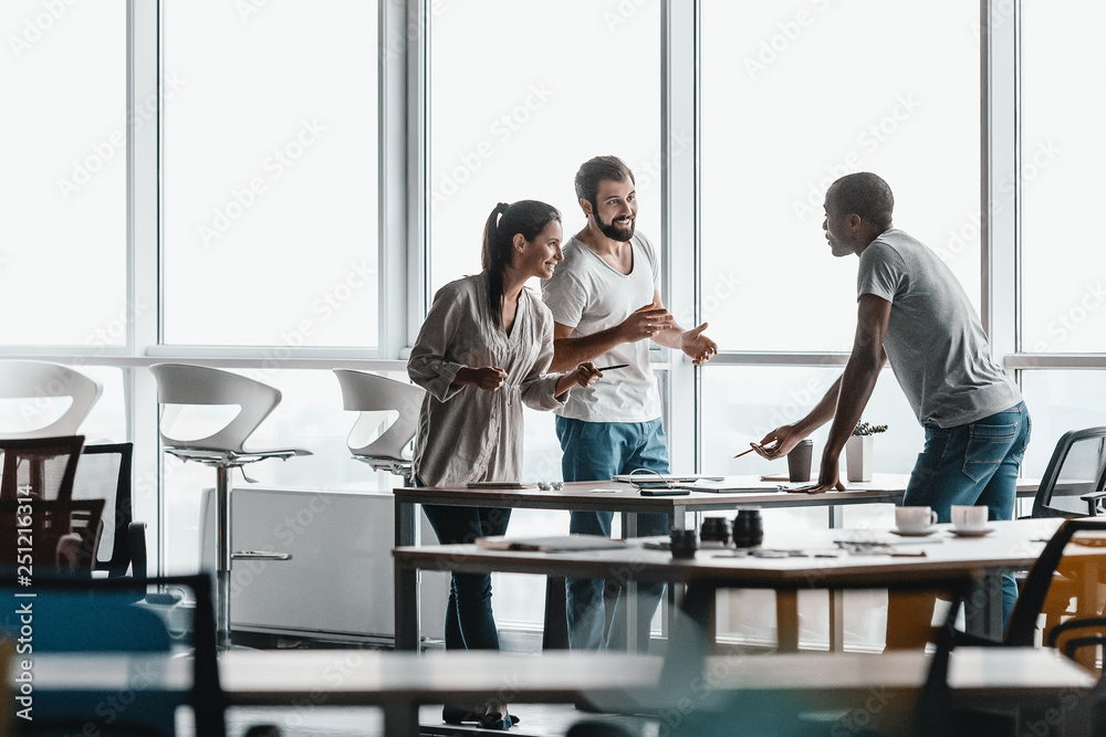 Corporate business portraits of real life business teams. Co-workers ...