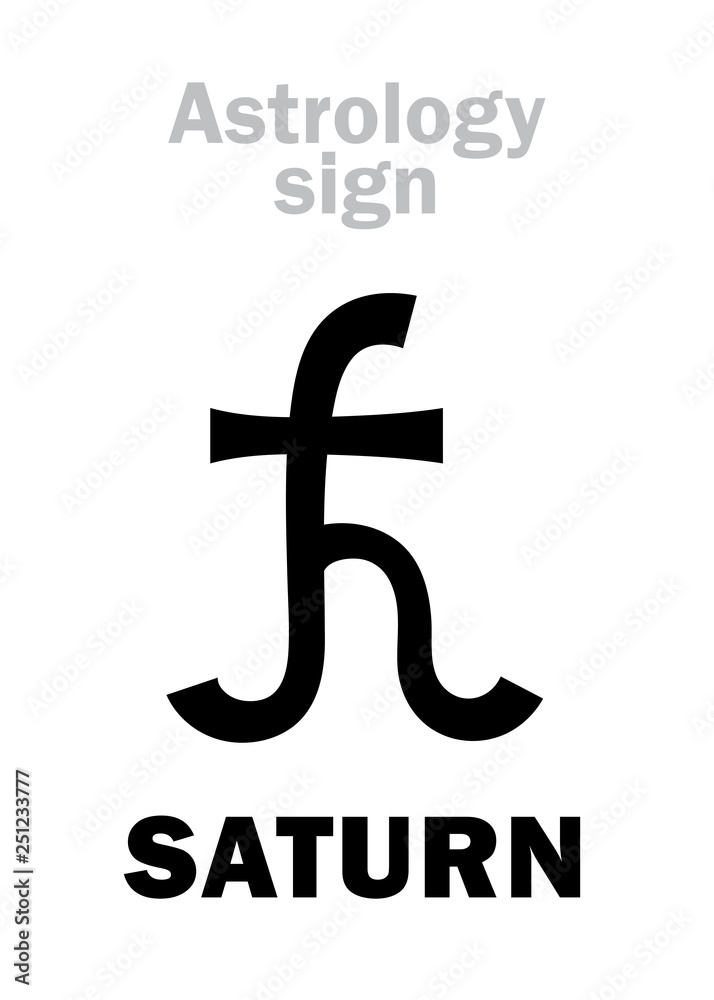 Saturn Symbol Astrology