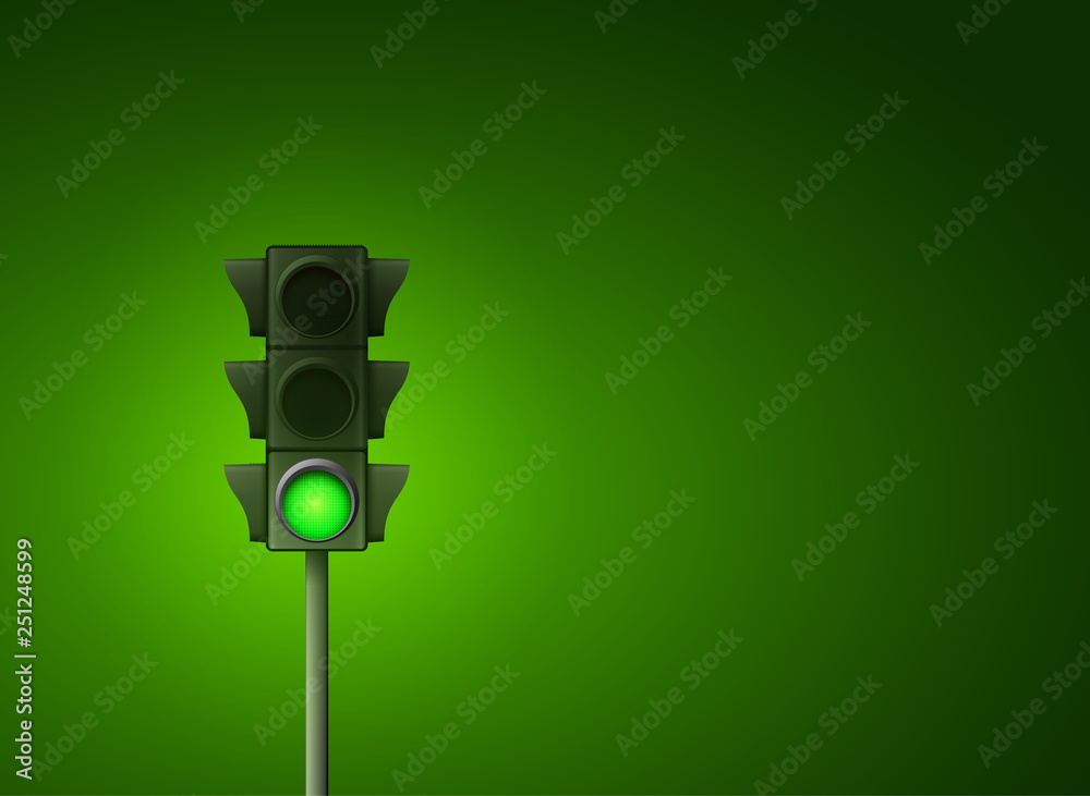 Street traffic light icon lamp. Traffic light direction regulate safety ...