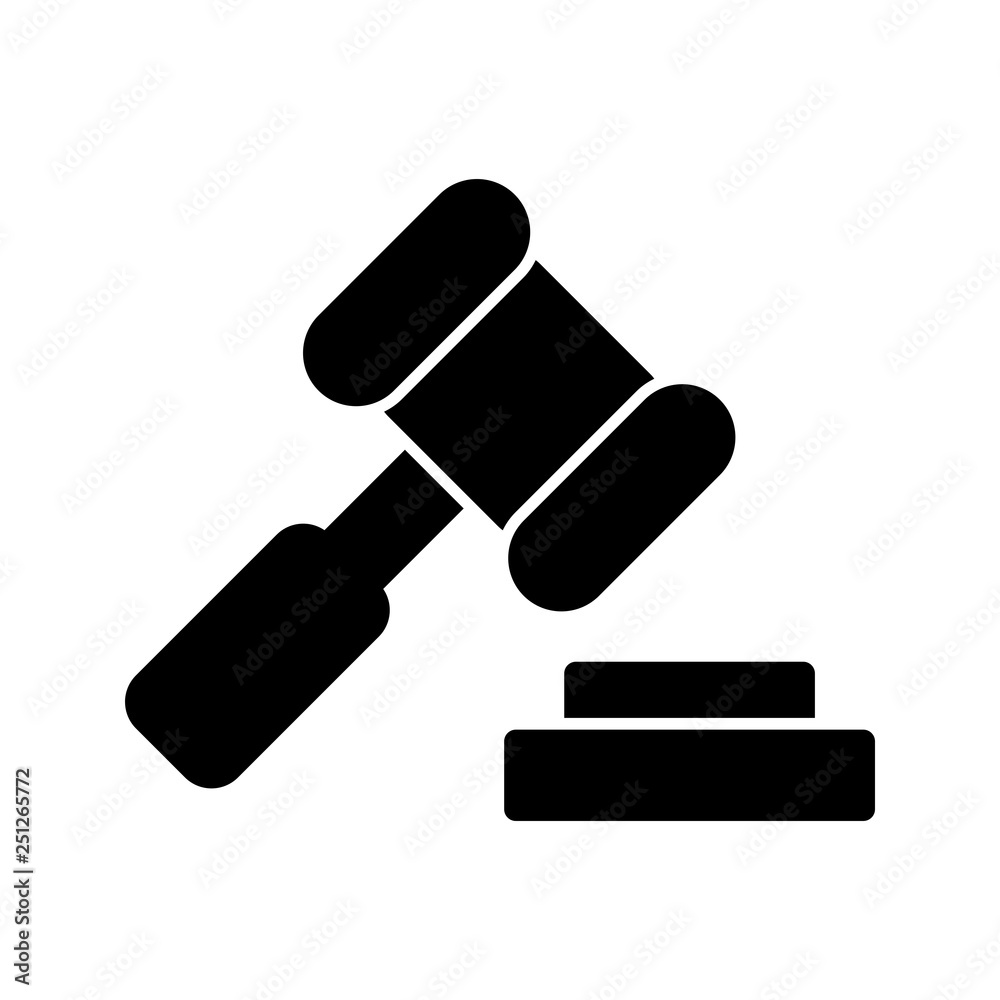 Law Hammer Vector