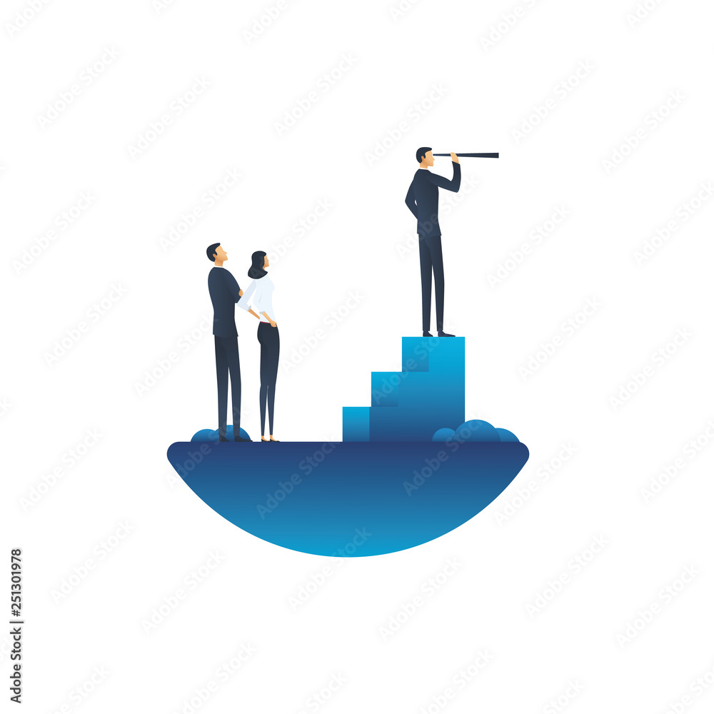 Business leader vector concept. Symbol of power, strength, leadership ...