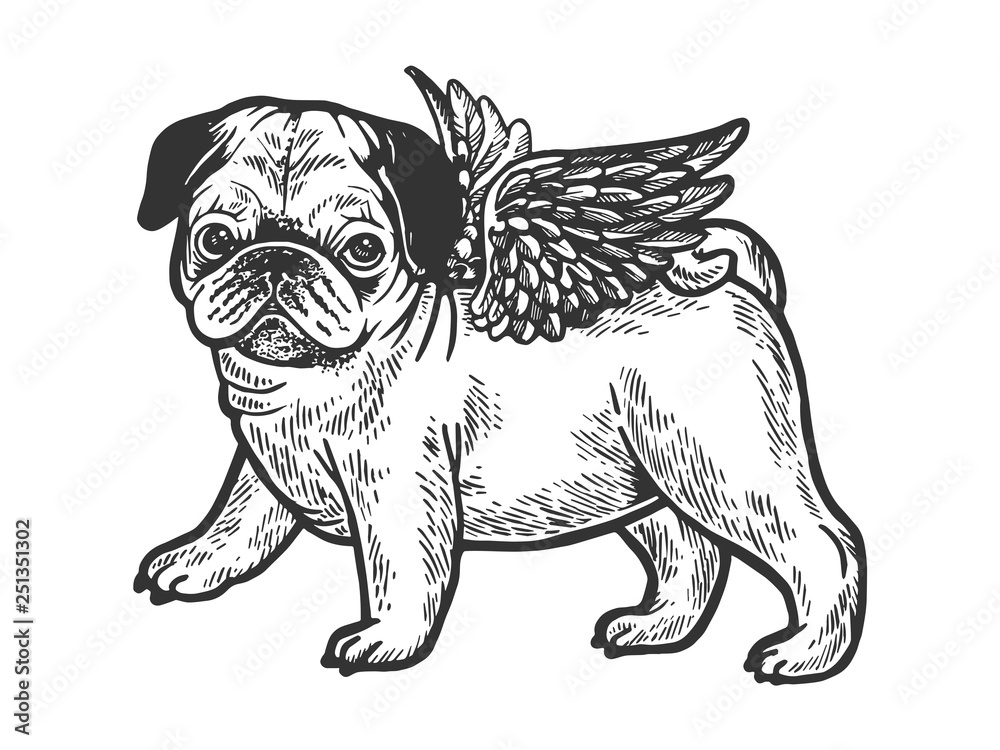 Clipart Puppy Scratch