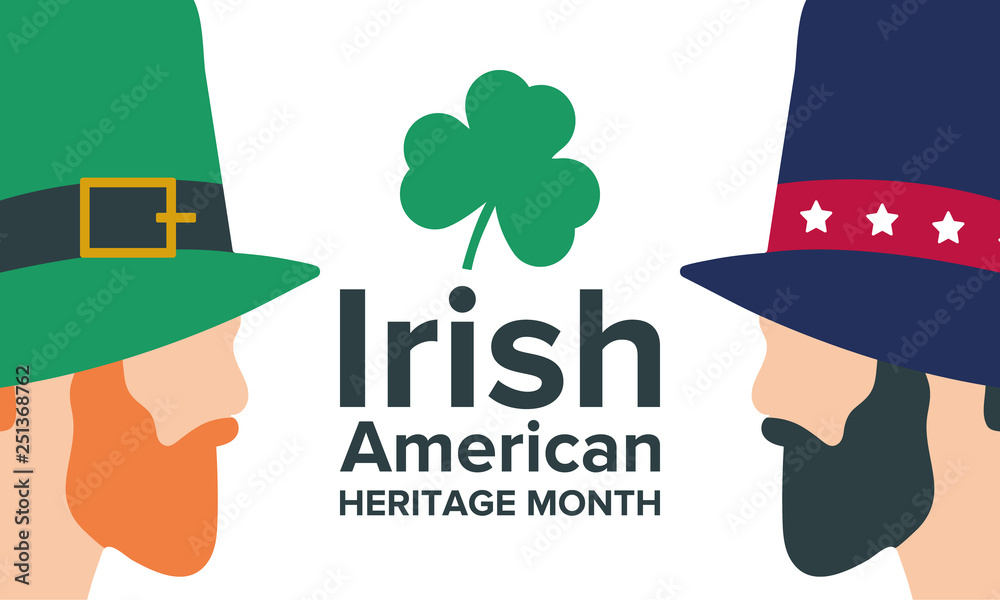 Irish-American Heritage Month. Annual celebrated all March in the ...