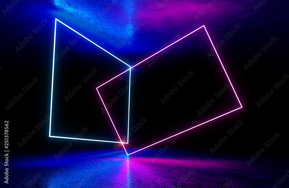 Neon background. Cyberpunk electronic night background concept. Stock ...
