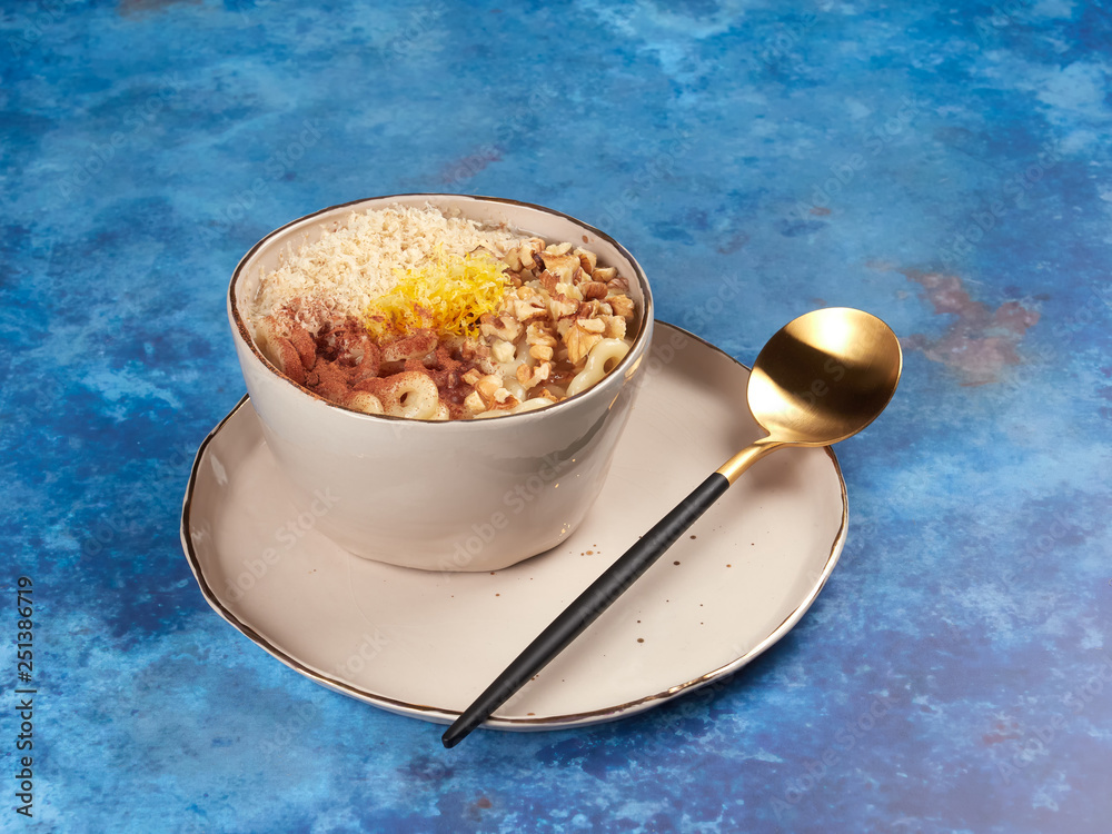 Romanian mucenici or macinici: figure eight shaped pasta, boiled in ...