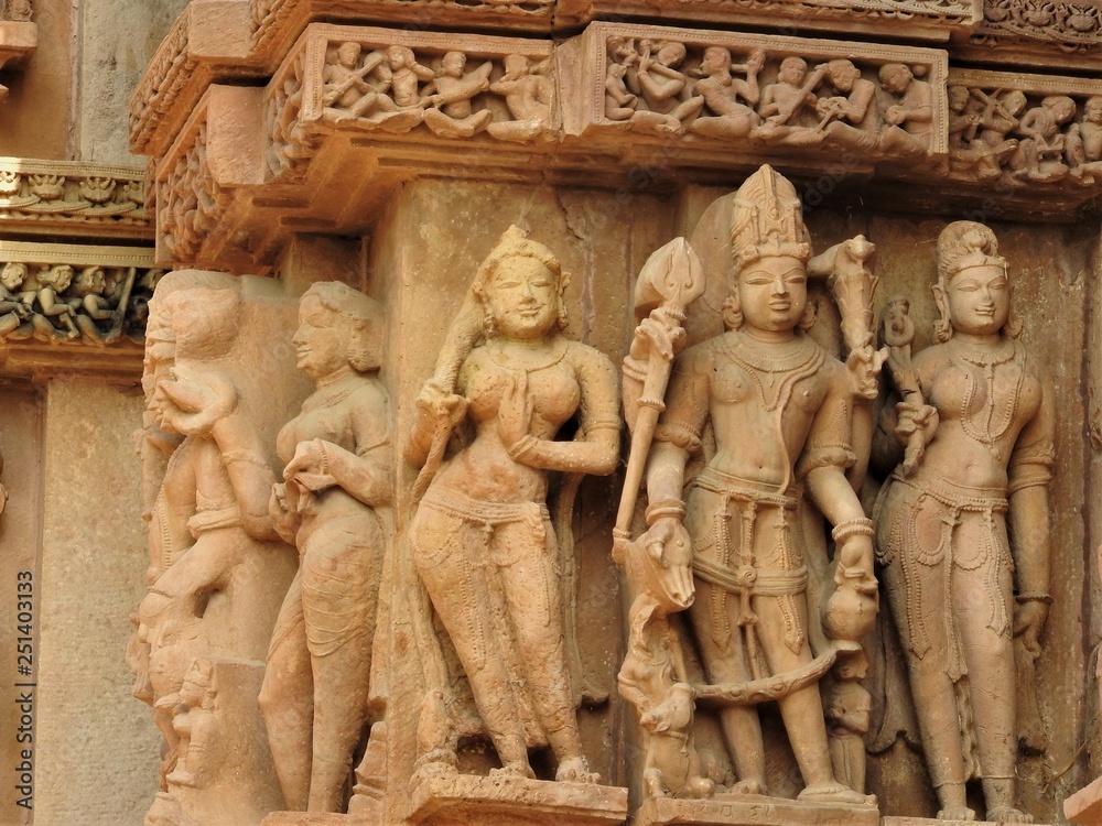 Ancient Indian Sculptures Of Gods