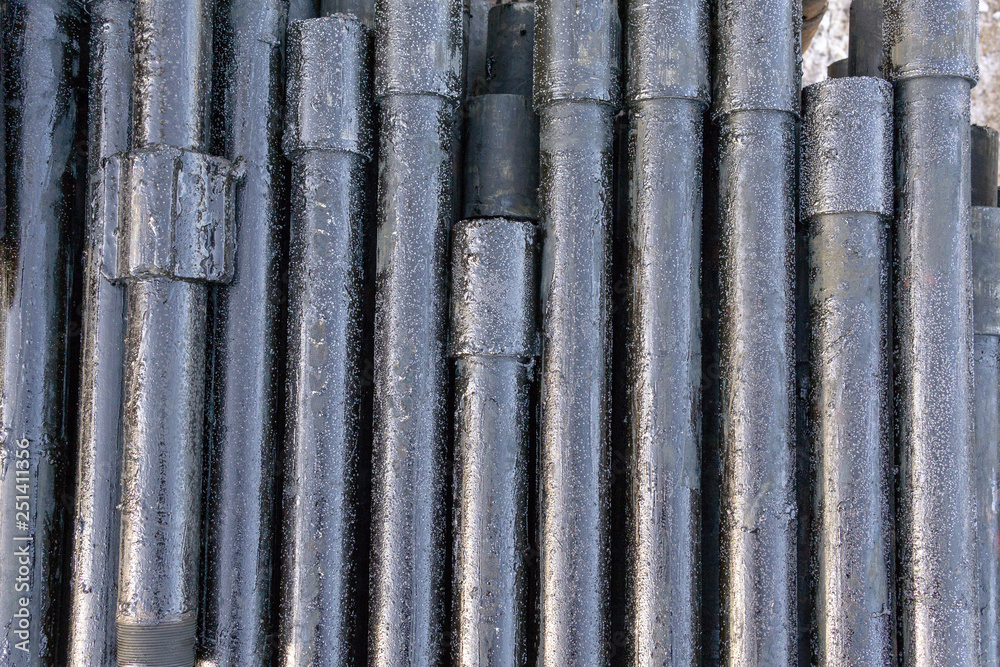 Offshore Industry oil and gas production petroleum pipeline. Downhole ...