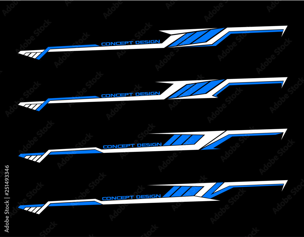 Racing Stripes Vector