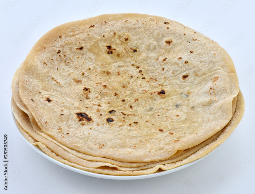 A traditional Pakistani thin bread Stock Photo | Adobe Stock