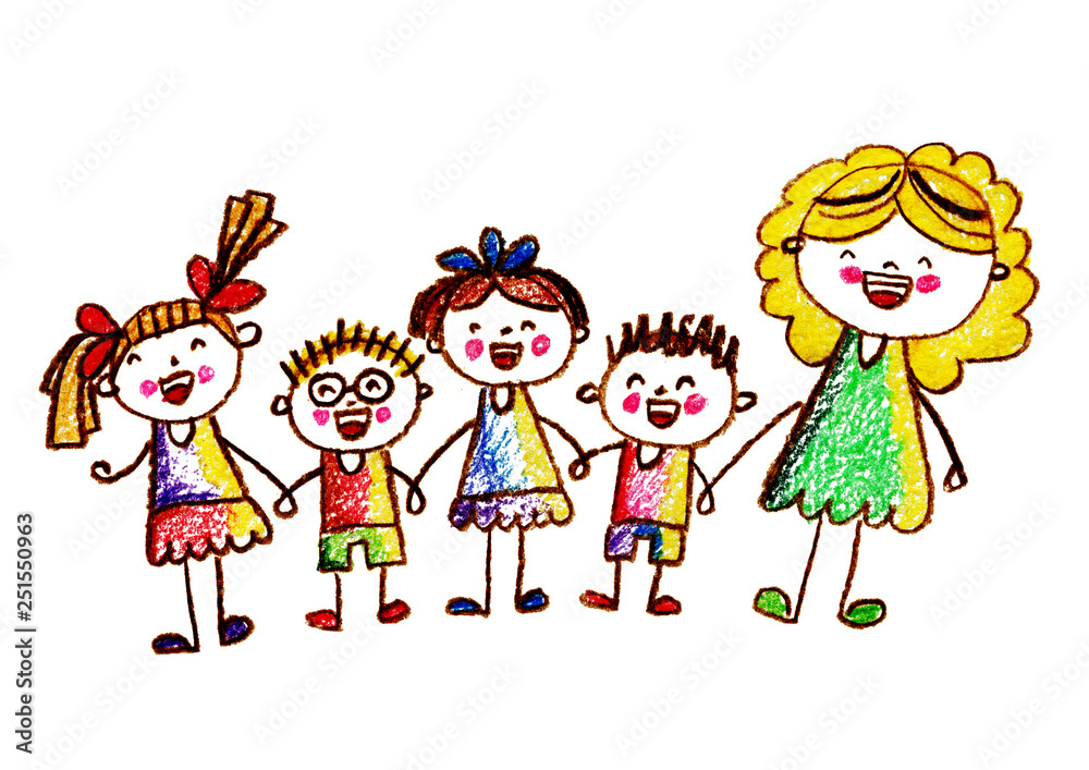 Kids drawing Back to school Children education, school, kindergarten ...