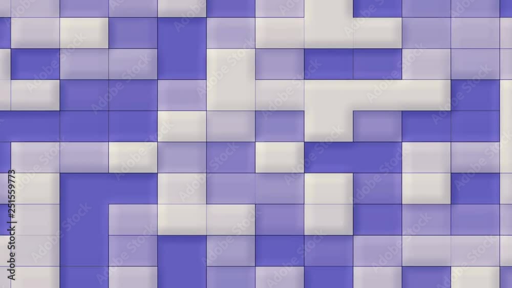 Blue abstract animated background with editable rectangles with a ...