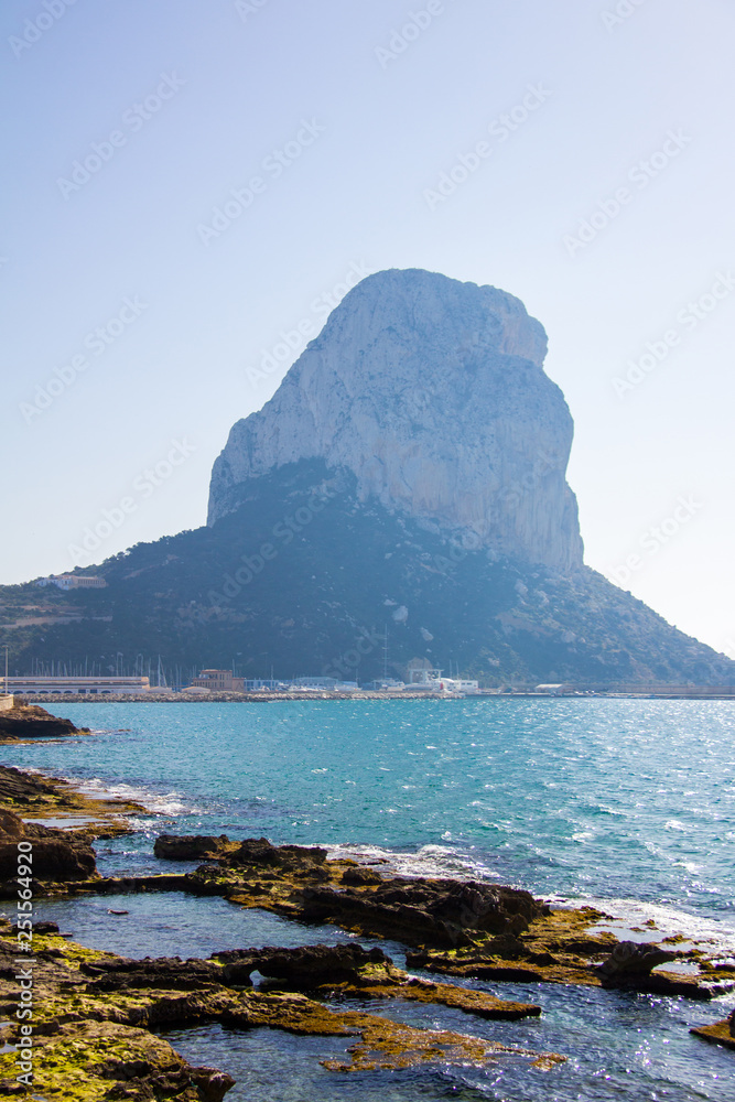 Ancient roman ruins, Banos de la Reina, the Baths of the Queen in Calpe ...
