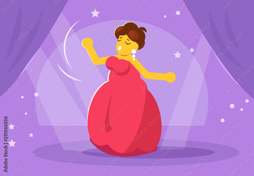 Opera Singer Cartoon